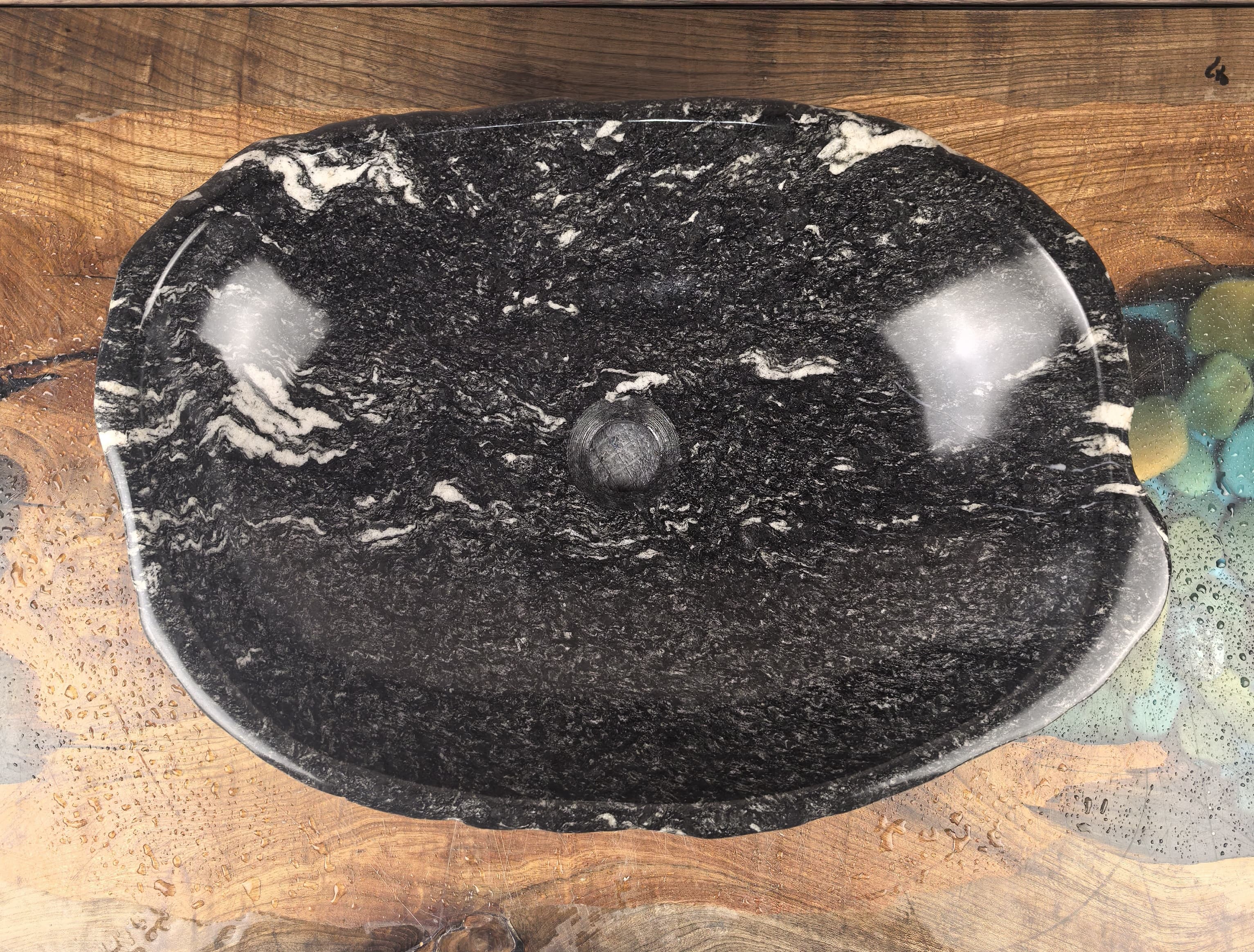 Раковина 168 RKP каменная, купить за 21400 руб. с доставкой по Москве и РФ