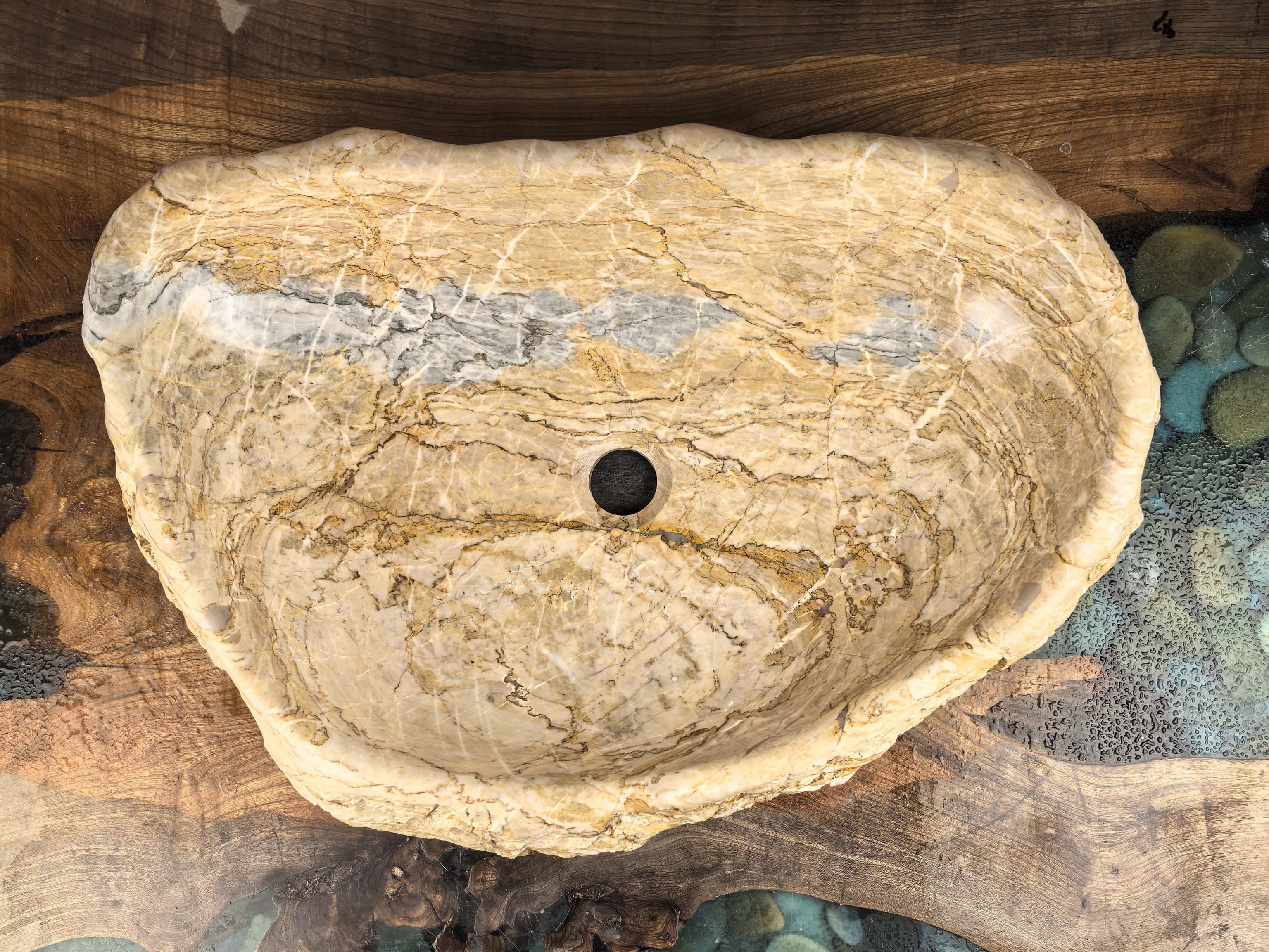 Раковина 318 RM каменная, купить за 22100 руб. с доставкой по Москве и РФ