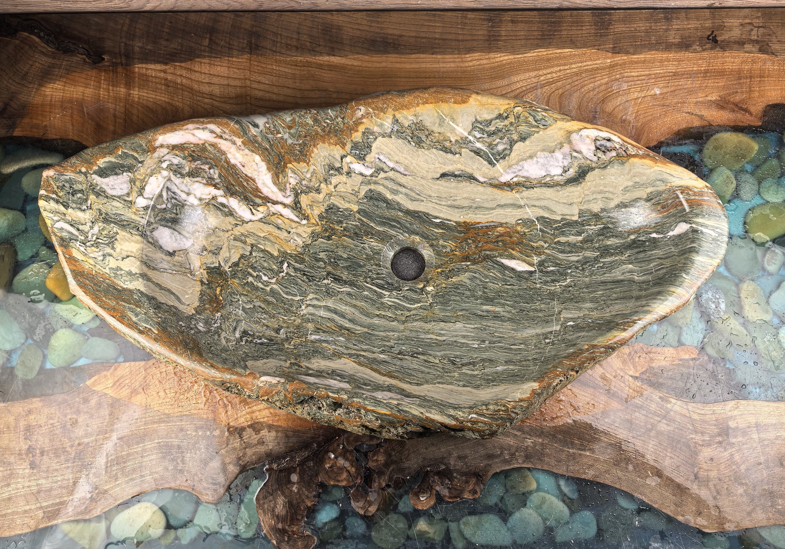 Раковина 346 RM каменная, купить за 27500 руб. с доставкой по Москве и РФ